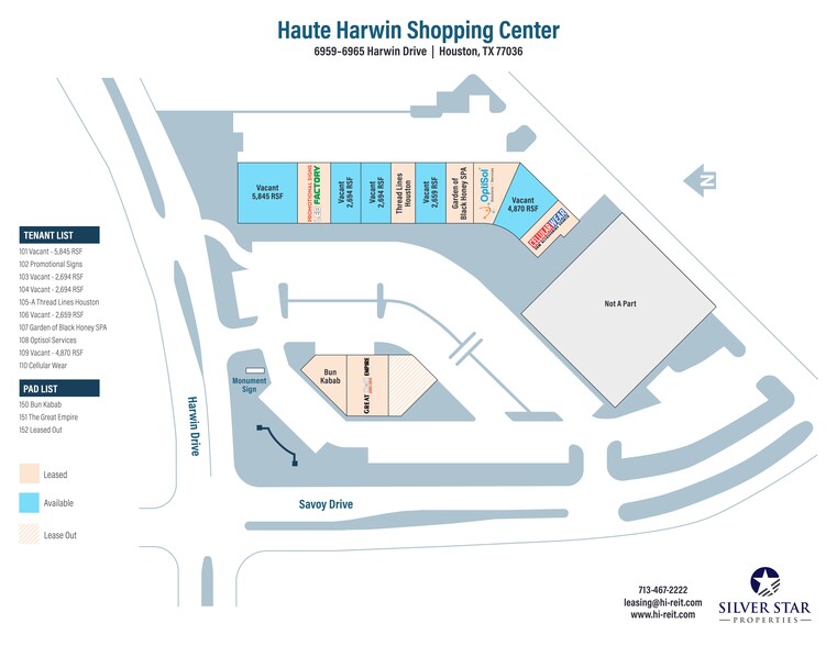 6959-6965 Harwin Dr, Houston, TX 77036 For Lease Cityfeet.com