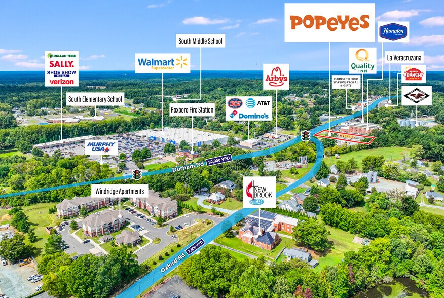 924 Durham Rd, Roxboro, NC 27573 - Fast Food For Sale Cityfeet.com