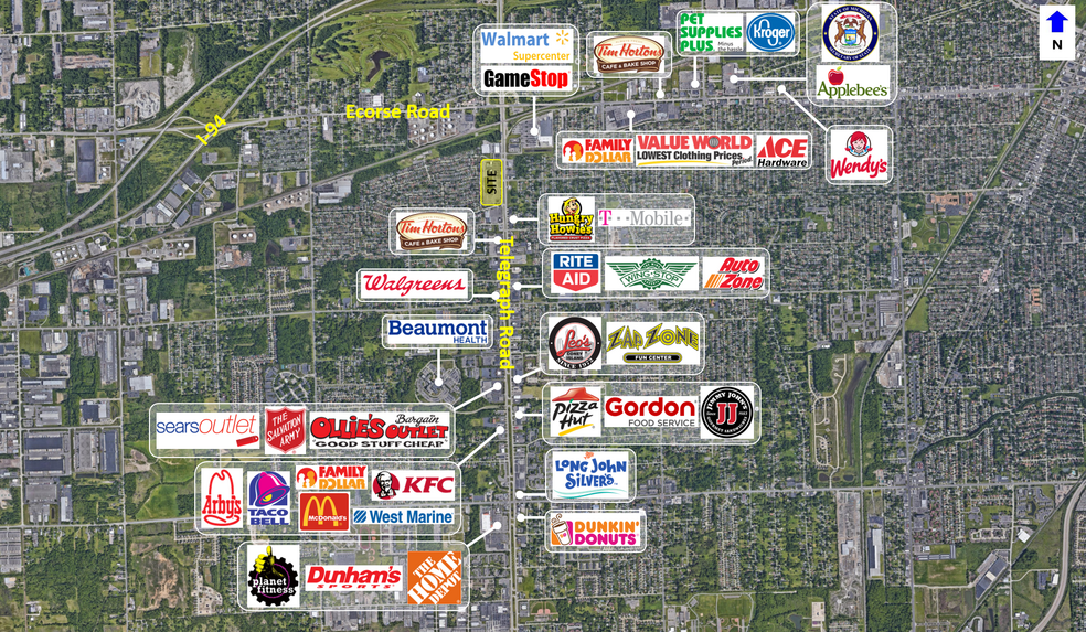 7880 Telegraph Rd, Taylor, MI 48180 - Land For Sale Cityfeet.com