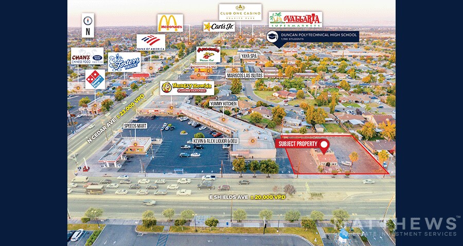 4315 E Shields Ave, Fresno, CA 93726 - Fast Food For Sale Cityfeet.com