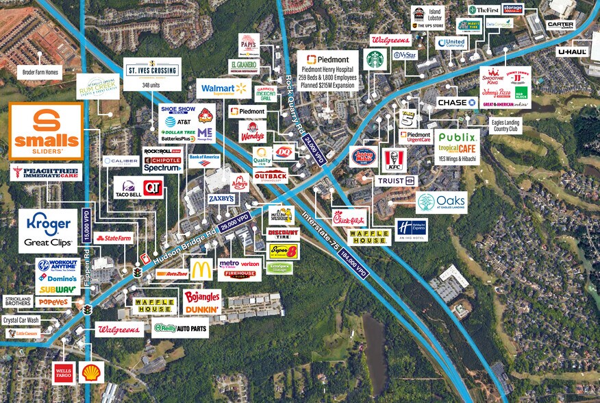 1660 Hudson Bridge Rd, Stockbridge, GA 30281 - Fast Food For Sale ...
