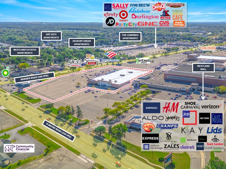 35000 W Warren Rd, Westland, MI 48185 - Department Store For Sale ...