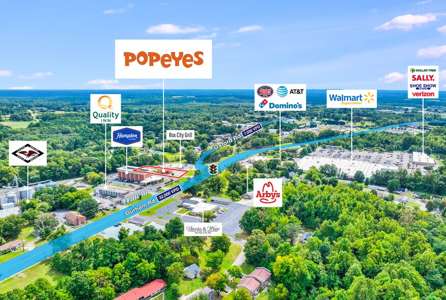 924 Durham Rd, Roxboro, NC 27573 - Fast Food For Sale Cityfeet.com