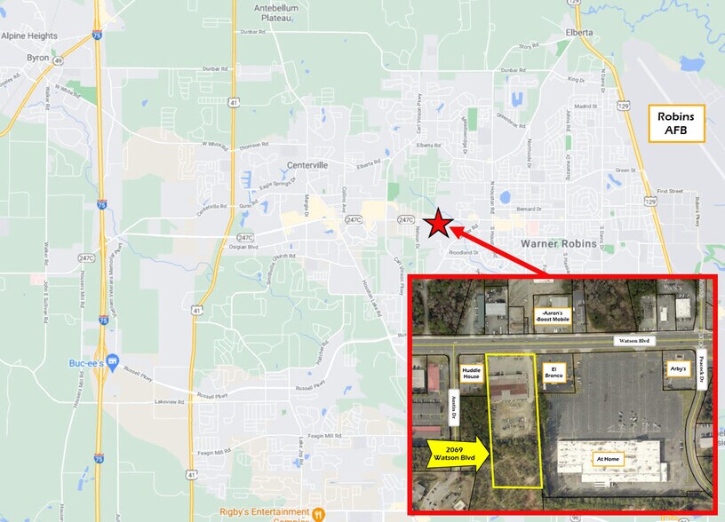 2069 Watson Blvd, Warner Robins, GA 31093 - Retail For Lease Cityfeet.com