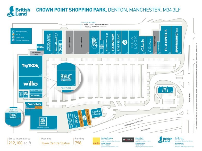 Crown Point Retail Park, Manchester, GTM M34 3JP - Retail For Lease ...