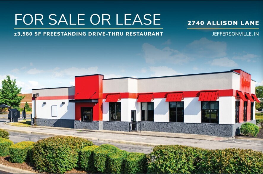 2740 Allison Ln, Jeffersonville, IN 47130 - Fast Food For Sale Cityfeet.com