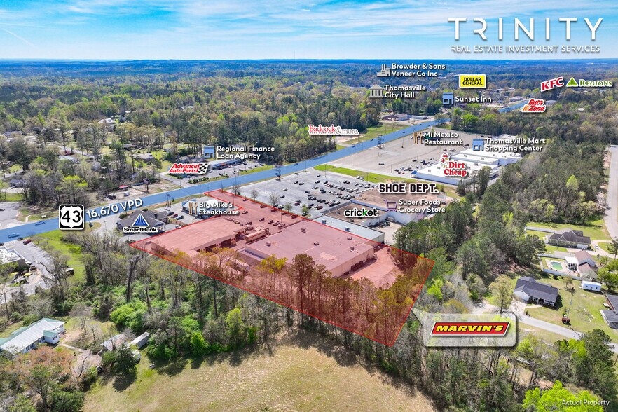 33225 Highway 43, Thomasville, AL 36784 - Freestanding For Sale ...