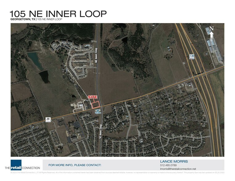 105 Ne Inner Loop Georgetown Tx 78626 Land For Lease