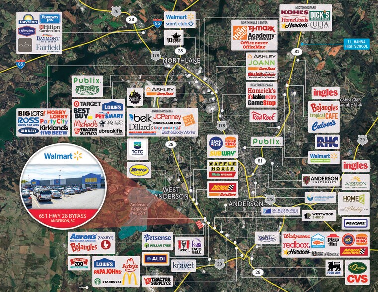 Walmart Supercenter, Anderson, SC 29624 - Freestanding For Sale ...